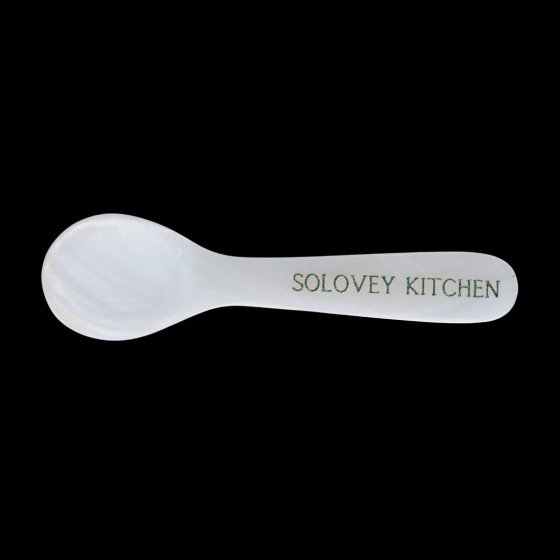 Engraved Mother of Pearl Seashell Spoon – Solovey Kitchen