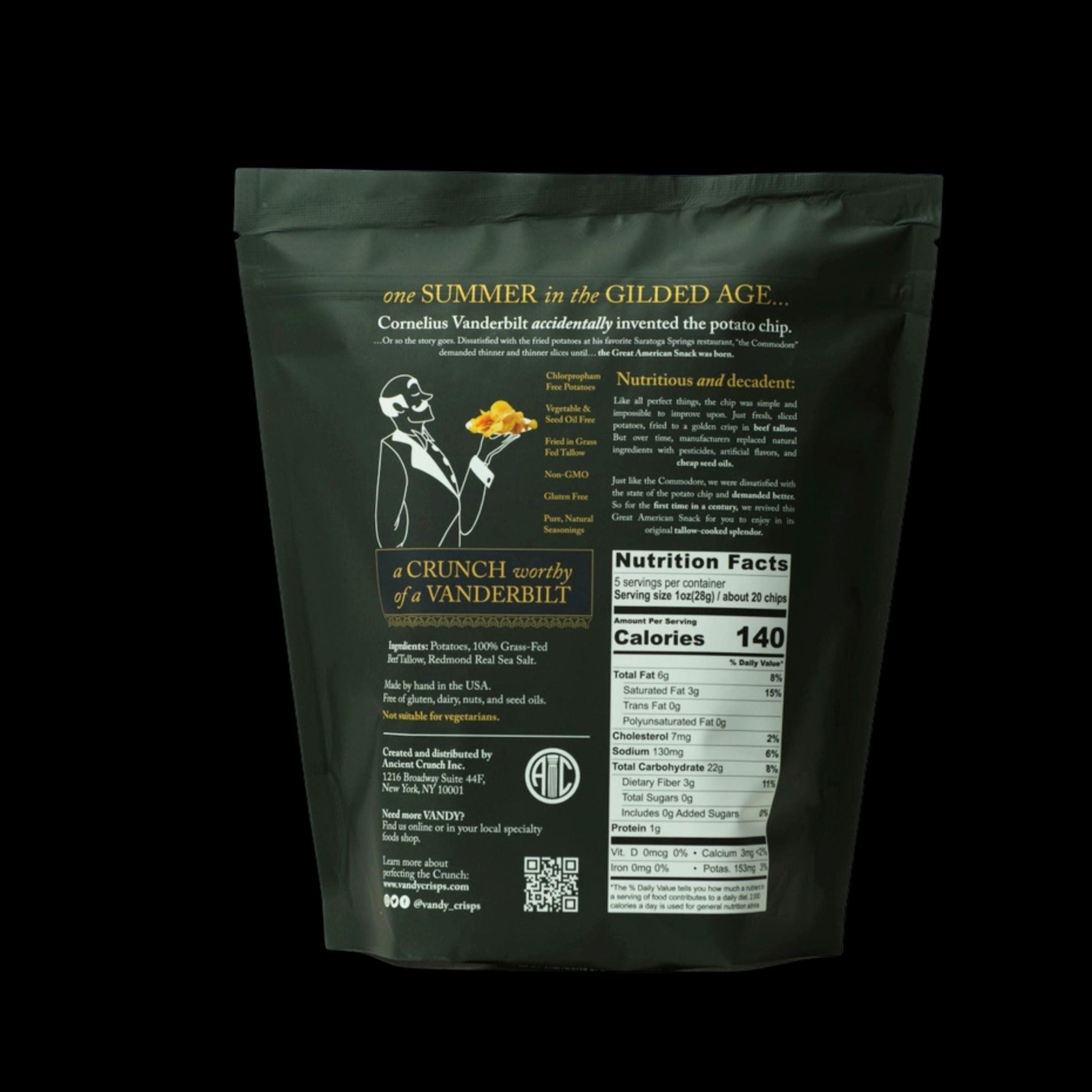 Vandy Traditional Potato Chips, 5oz Bag Case – Solovey Kitchen